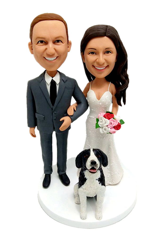 Custom cake toppers personalized wedding cake toppers [WT2847]- $149.00 ...